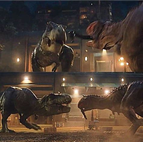 Rexy Vs Carnotaurus Blue Jurassic World Jurassic Park World