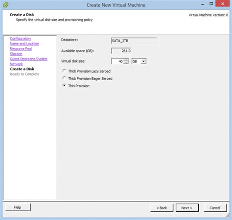 How To Create A VM On A VMware ESX I VSphere Host