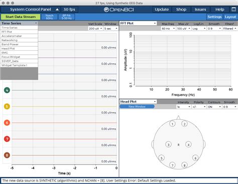 Widget Selector Dropdown Minor Drawing Error Issue Openbci