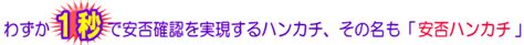 安否ハンカチ【使用方法