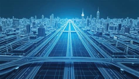 Blueprint Civil Engineering Visual Art Of Modern City Infrastructure