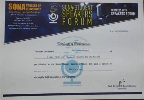 vedaprakash s on linkedin sonaspeakersforum borntotravel