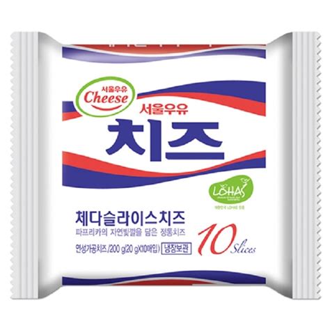 서울우유 체다치즈 10매입 200g 티몬