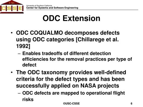 Ppt Odc Coqualmo Enhancing Software Quality With Risk Advisory Tools Powerpoint Presentation