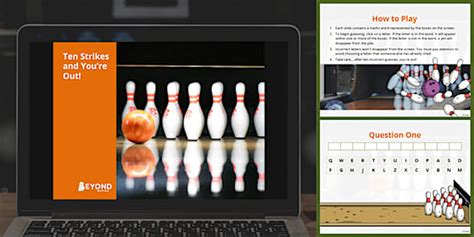 Ten Strikes And Youre Out Maths Terms Game 9 10 Twinkl