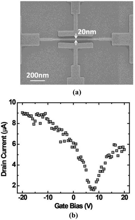 gnr febm transistor of w l 20 nm 2~{ mu } text{m} a sem