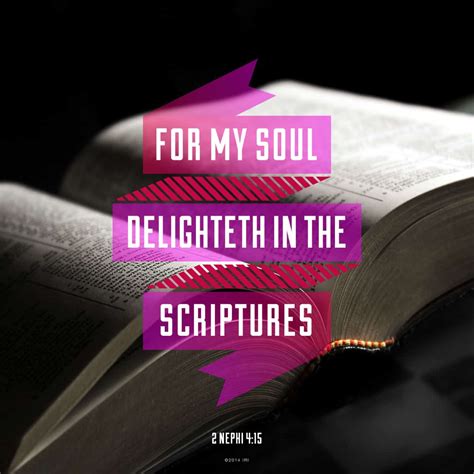 2 Nephi 4 15 Lds Scripture Of The Day