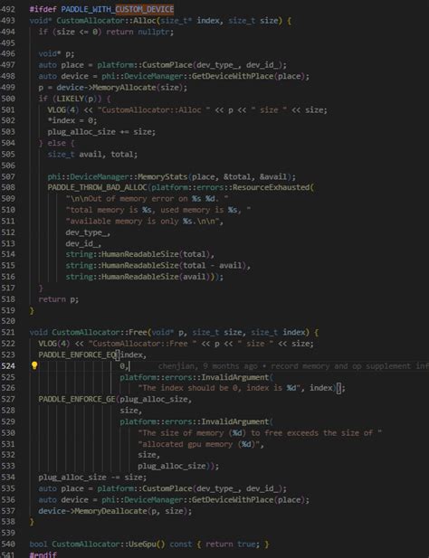 Customdevice Profiler支持profilememory · Issue 51952 · Paddlepaddlepaddle · Github