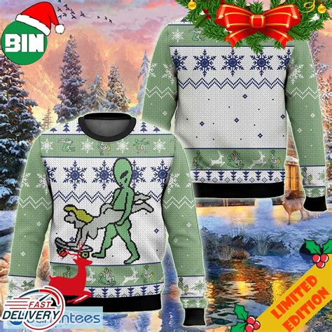 Aliens Funny Sex Joke 2023 Holiday T For Men And Women Ugly Sweater Binteez Aliens Funny Sex Joke 2023 Holiday T For Men And Women Ugly Sweater Binteez
