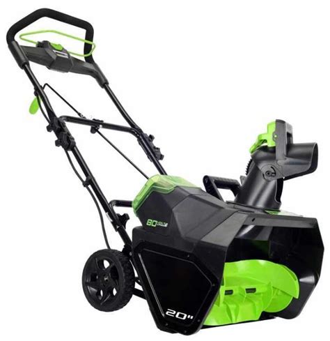 Снегоуборщик аккумуляторный greenworks 80V без аккумулятора: отзывы ...