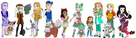Mcdodd Girls And Their Pokemon 2 By Madiquin185 On Deviantart
