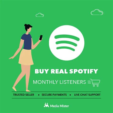 Buy Spotify Monthly Listeners From 2 100 Safe Media Mister