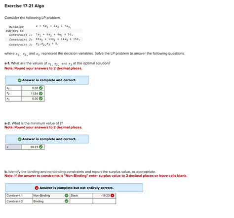 Solved Consider The Following Lp Problem Where X1x2 And