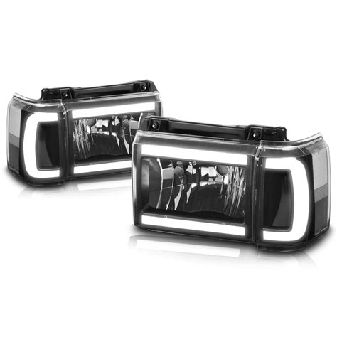 Dna Projector Headlights Ford F150 F250 F350 Bronco 87 91 54 Off