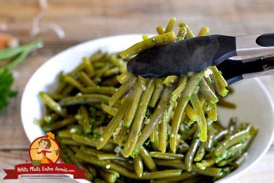Haricots verts à lail et au persil Petits Plats Entre Amis