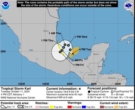 Se forma la tormenta Karl en la Sonda de Campeche Página 66