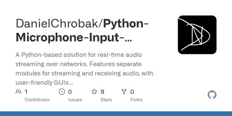 Github Danielchrobakpython Microphone Input Forwarder A Python