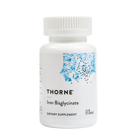 Iron Bisglycinate 25mg 60c Thorne - Arcana Empothecary