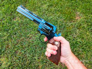 Colt Python Blued Revolver Review Hands On Tested Pew Pew Tactical