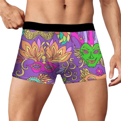 Mens Underwear Set Mens Carnival Underwear Breathable Trend Novel
