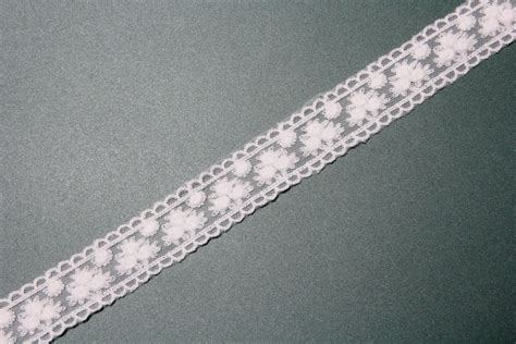 Cotton 3d Floral Embroidered Mesh Lace Trim 3cm Fanwill International