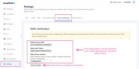 Setting Up Your Twilio Account Amplified Io Support Center
