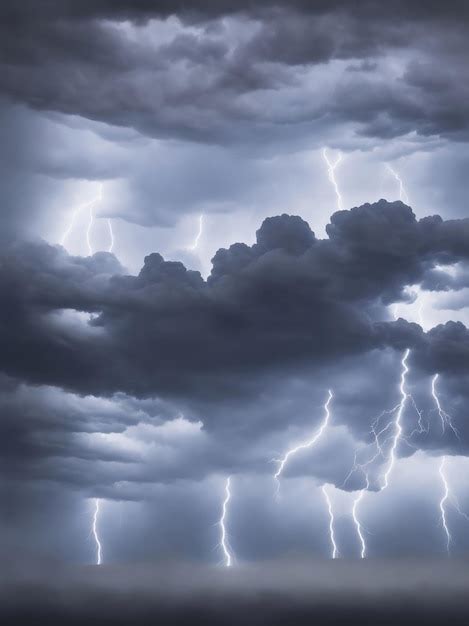 Premium Ai Image A Lightning Bolt Thunder Generative Ai Illustration