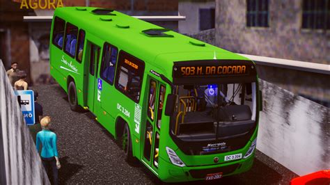 Marcopolo Torino 2014 Midi MB OF 1519 BlueTec 5 padrão Santo Antônio