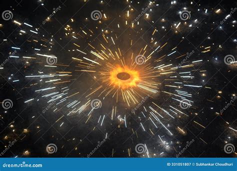 Spinning Cracker On Diwali Festival Stock Image Image Of Bright Beautiful 331051807