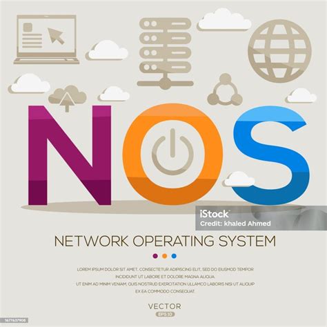 Nos Network Operating System Stock Illustration Download Image Now Business Communication