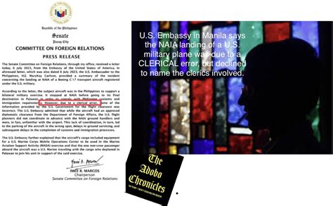 Senator Risa Hontiveros To Us Embassy Release Names Of Clerics Who