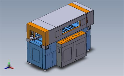 B53 收缩包装机 Solidworks 2018 模型图纸下载 懒石网