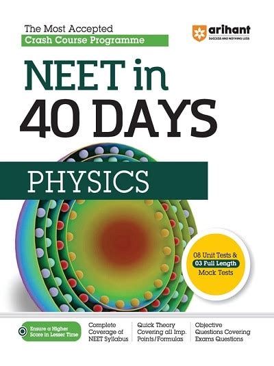 Crash Course Programme NEET In Days PHYSICS Arihant Publications Pragationline