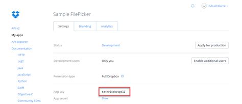 Using Dropbox File Picker In A Website Meziantous Blog