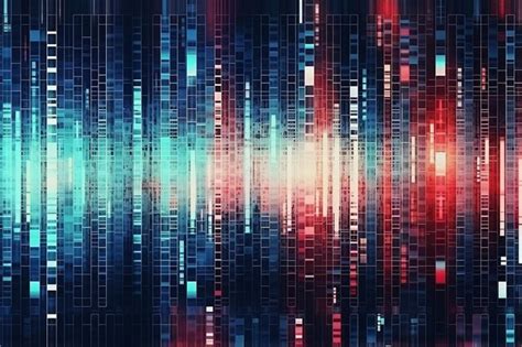 Glitch Effect On A Digital Screen Premium AI Generated Image