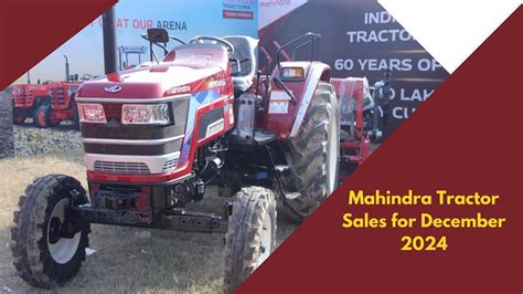 Mahindras Farm Equipment Sector Sells 22019 Tractor Units In India