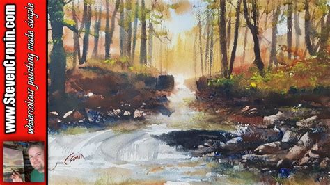 Learn To Paint A Simple River Scene Youtube