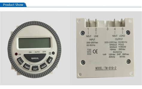 China 12v 16a 168 Hours Lcd Digital Power Programmable Timer Time Switch Relay China Timer