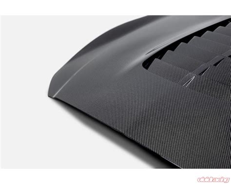Anderson Composites Double Sided Carbon Fiber Hood Ford Mustang Shelby