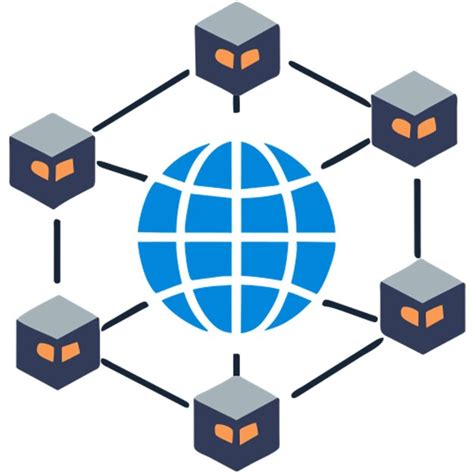 Premium Vector Global Network Concept Icon