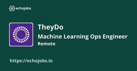 Theydo Is Hiring Machine Learning Ops Engineer Remote Python