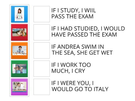 Conditionals Match Up