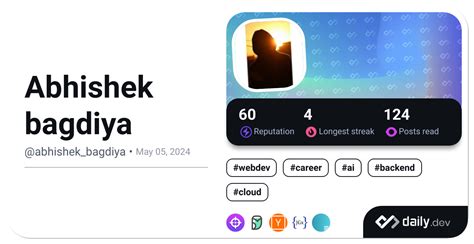 Abhishek Bagdiya Abhishekbagdiya Dailydev