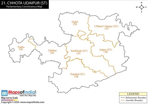 Chhota Udaipur Election Result 2024 Parliamentary Constituency Map