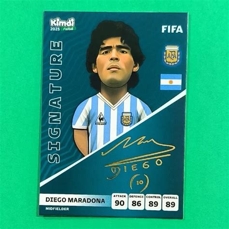 خرید و قیمت کارت کیمدی مارادونا 2025 سری امضا از غرفه اسباب بازی آرین