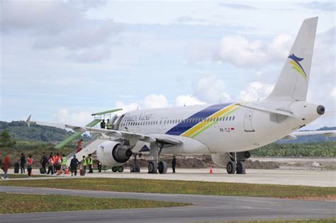 Penerbangan Penumpang Perdana Di Bandara Singkawang Lancar SUARAKALBAR CO ID