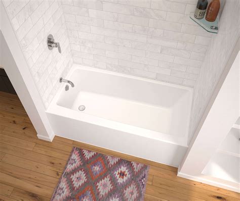 Nomad 6030 Afr Acrylx Alcove Left Hand Drain Bathtub In White Bathtub