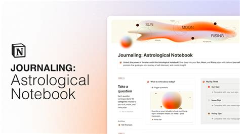 Notion Journaling Astrological Notebook For Free By Claudia Aguirre