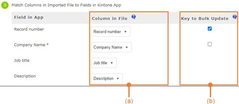 Importing Record Data From A File Into An App Kintone Help