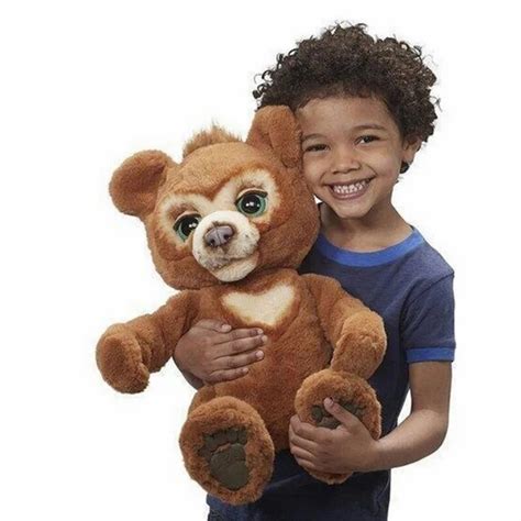 Мягкая игрушка Любопытный медведь FurReal friends Cubby 40см - купить с ...